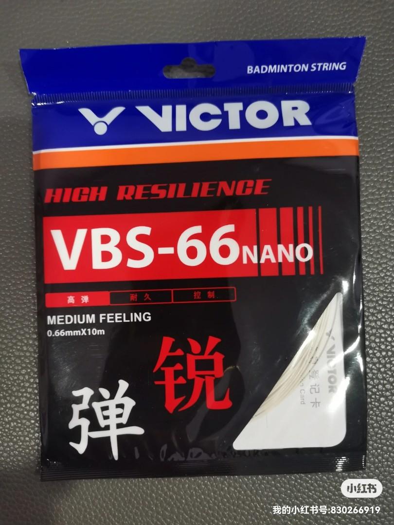 Badminton Victor vbs 66nano, Sports Equipment, Sports & Games, Racket ...