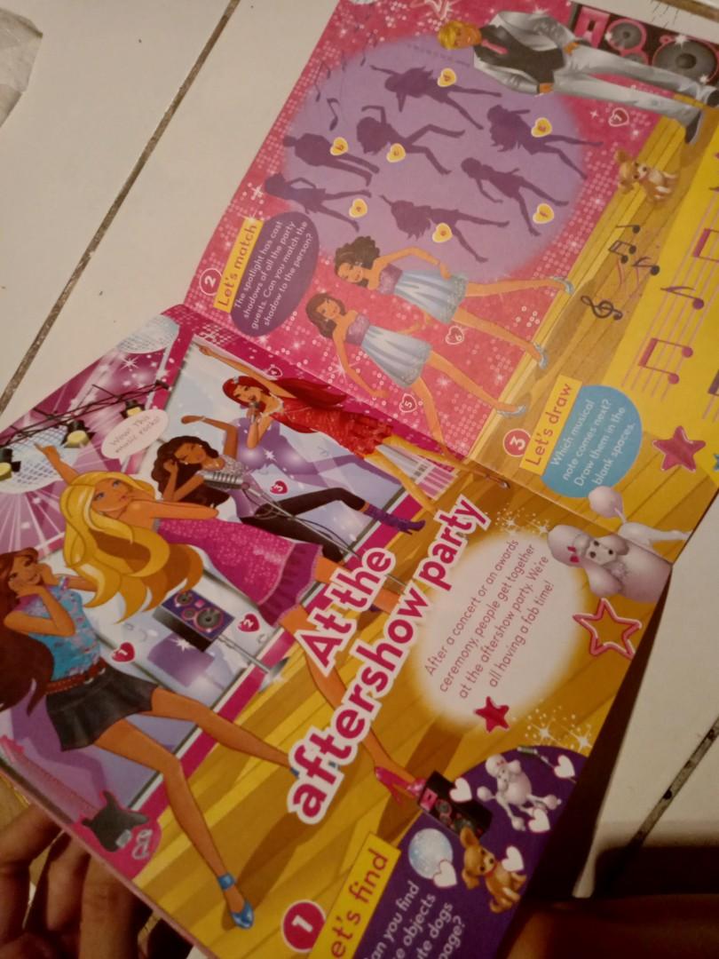 Barbie Activity Book with posters inside, Hobbies & Toys, Books ...