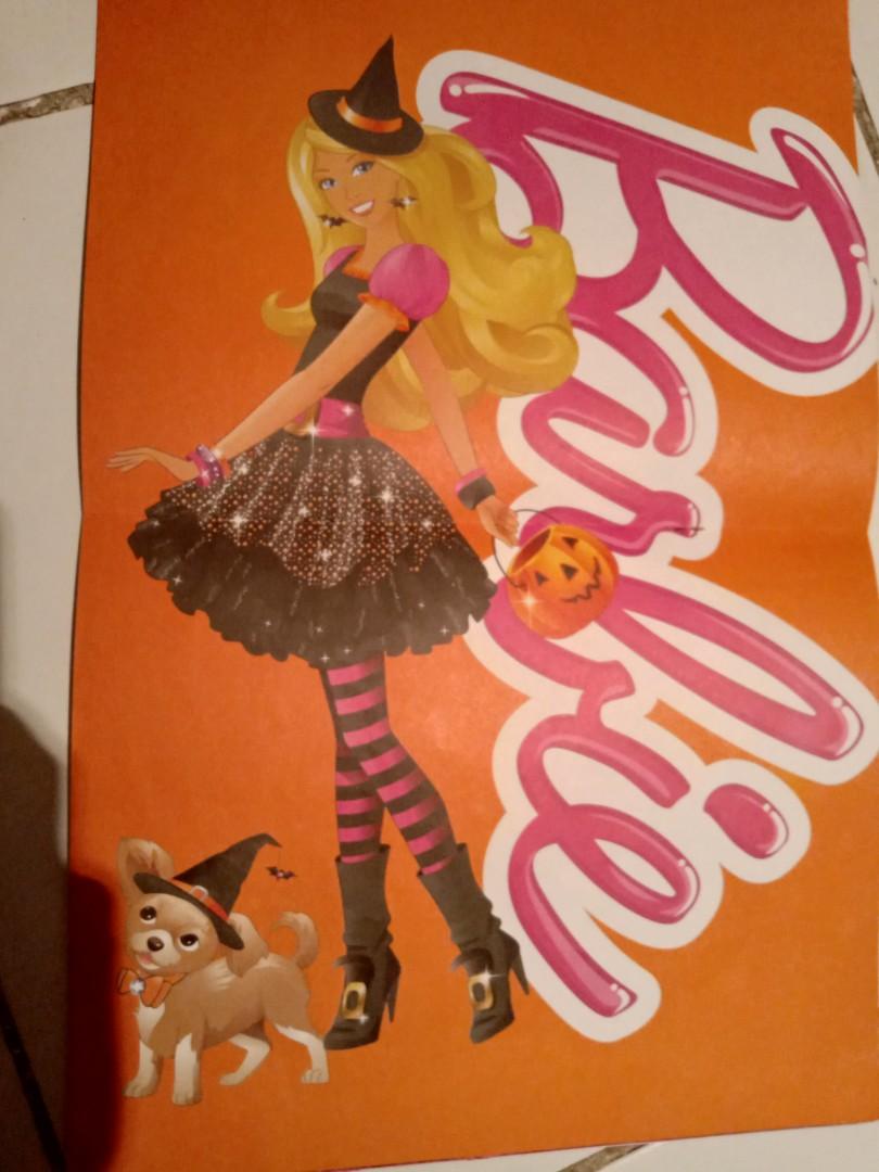 Barbie Activity Book with posters inside, Hobbies & Toys, Books ...
