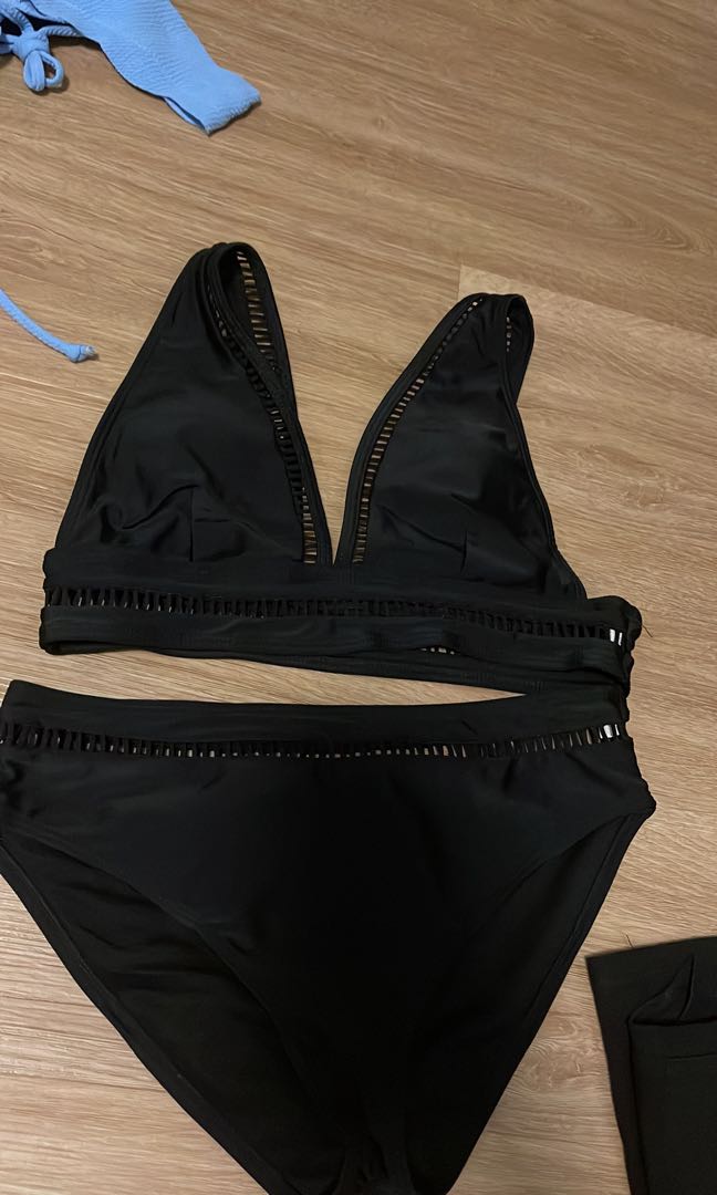 Black Bikini, Women's Fashion, Swimwear, Bikinis & Swimsuits on Carousell