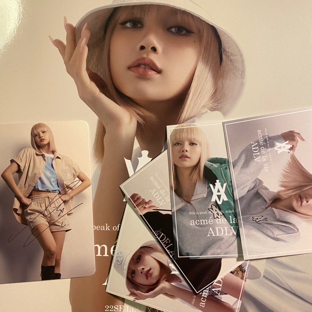 blackpink lisa adlv set, Hobbies & Toys, Memorabilia & Collectibles, K ...