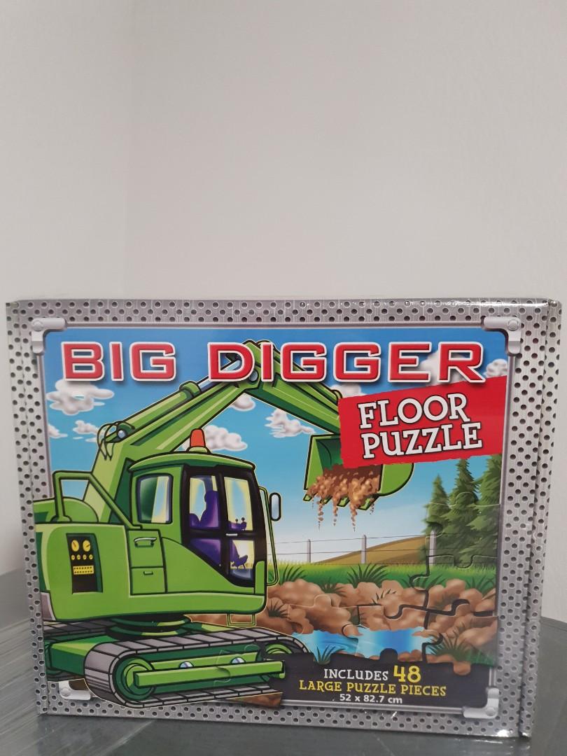 Bnib big digger floor puzzle 48 large pieces, Hobbies & Toys, Toys ...