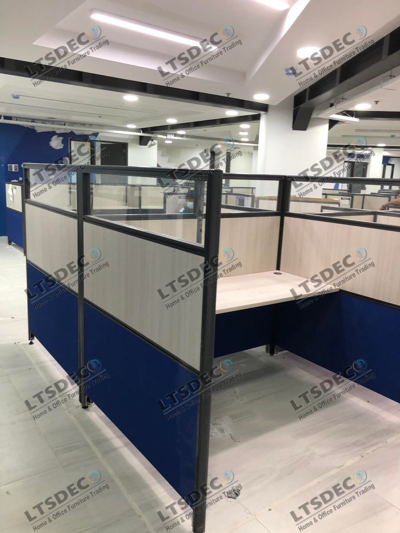 BPO WORKSTATION OFFICE PARTITION CUBICLES FURNITURE, Furniture & Home ...