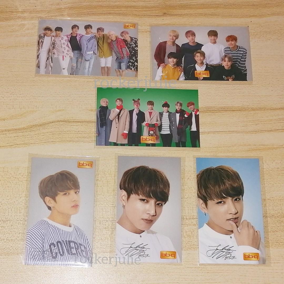 BTS BBQ Jungkook and group photocard set, Hobbies & Toys, Memorabilia ...