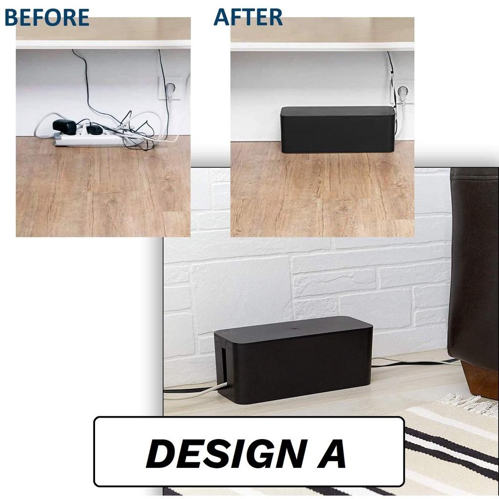 Cable Storage Organiser Management Box Organizer Extension Computer ...