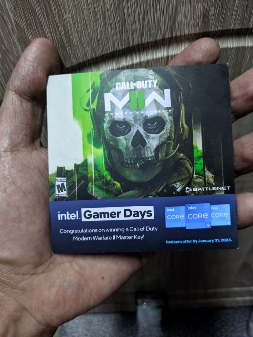 Call Of Duty Modern Warfare II Game Master Key, Video Gaming, Video ...