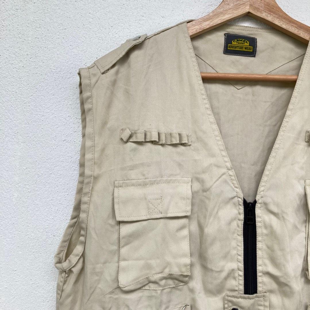 Camel tactical vest, Men's Fashion, Coats, Jackets and Outerwear on ...