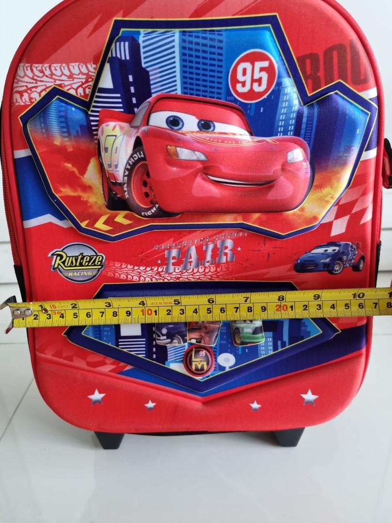 Cars backpack with wheels, Babies & Kids, Babies & Kids Fashion on ...