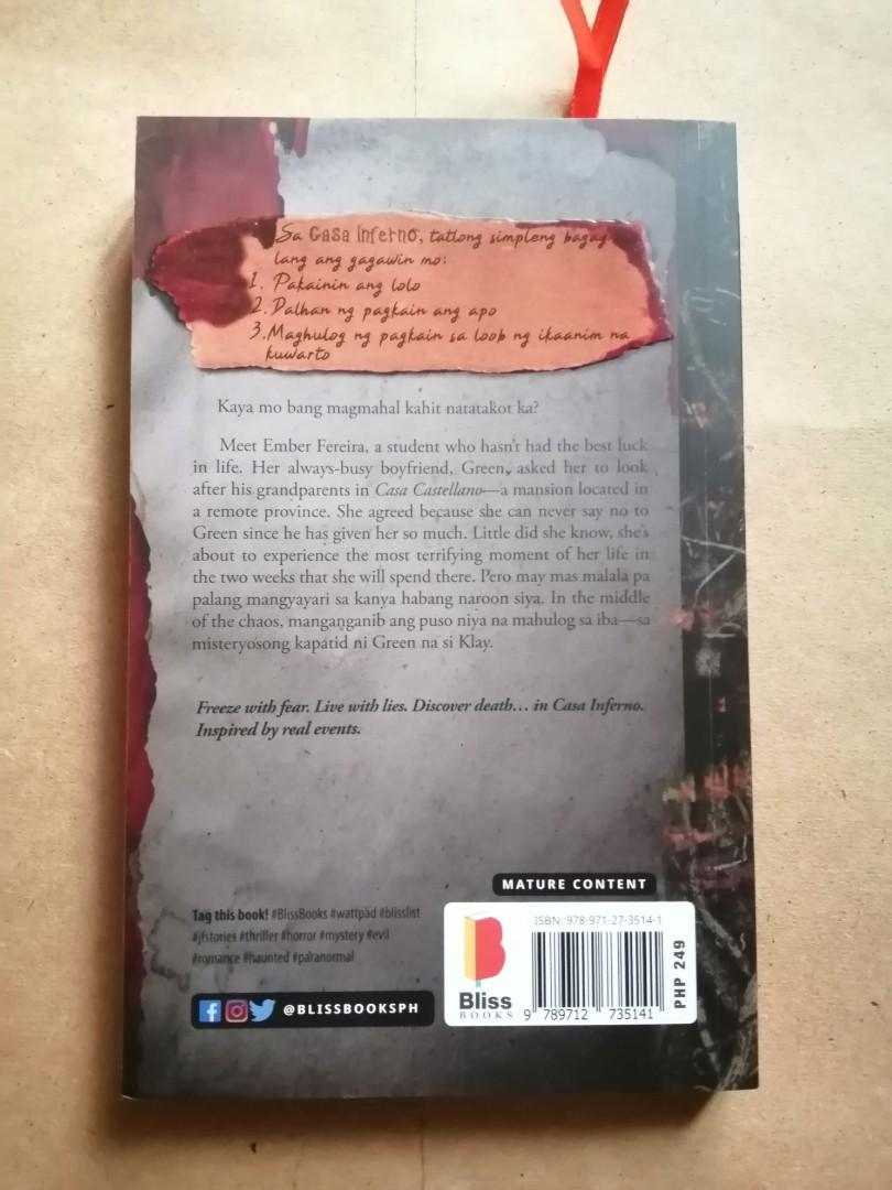 Casa Inferno by Jamille Fumah, Hobbies & Toys, Books & Magazines ...