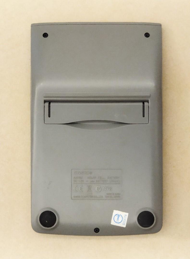 CASIO 卡西歐 12位數 商用計算機 JF-120MS, 電視及其他電器 , 轉換器及插頭在旋轉拍賣