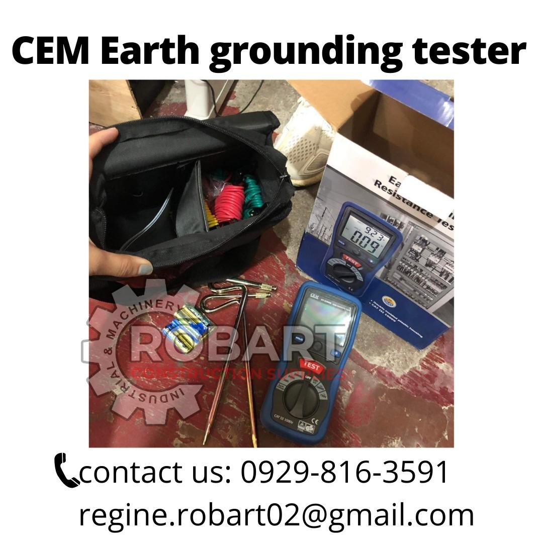 CEM Earth grounding tester, Commercial & Industrial, Construction Tools ...