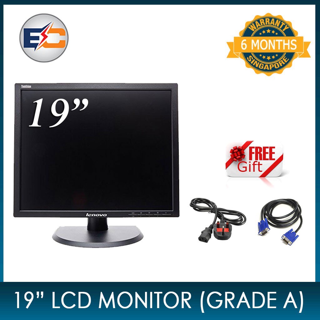 (Certified Refurbished) Lenovo ThinkVision LT1913pA 19" LED LCD Monitor ...