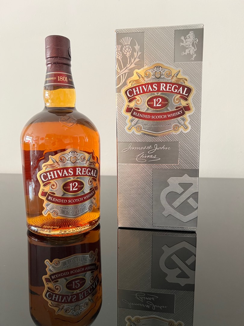 Chivas 12 years (1 l not 700ml), Food & Drinks, Alcoholic Beverages on ...