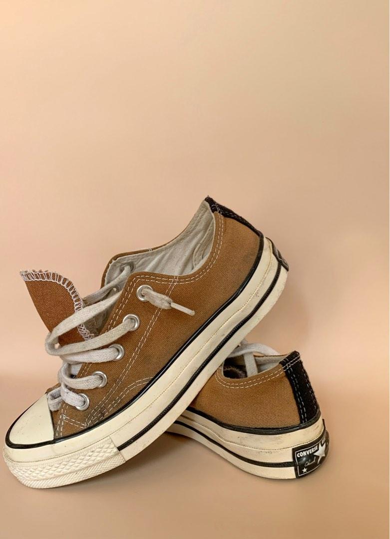 Chuck 70s Brown, Women's Fashion, Footwear, Sneakers on Carousell