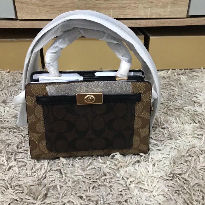 Coach mini lane top handle, Women's Fashion, Bags & Wallets, Cross-body ...