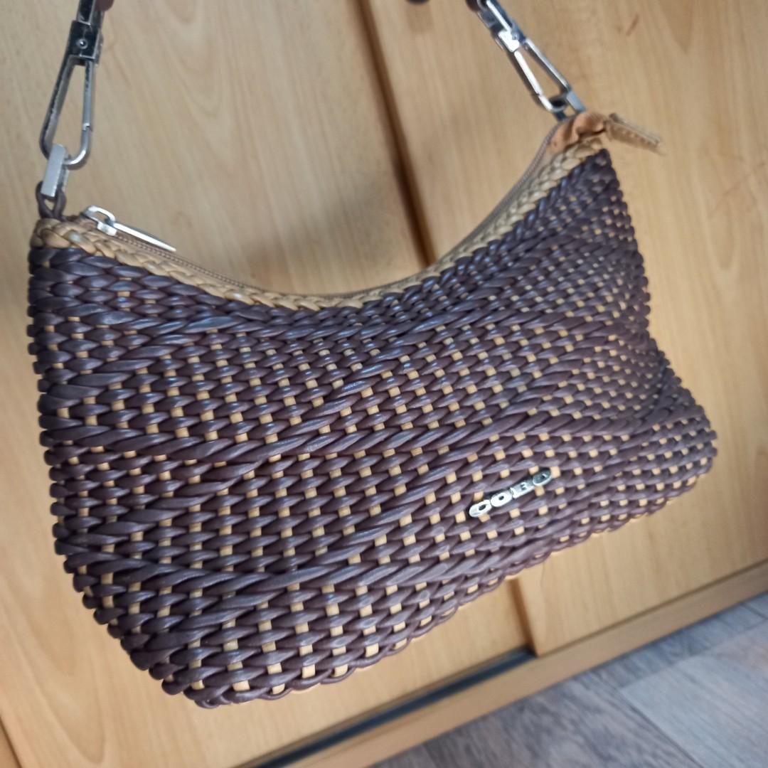 COBO Bag Handmade Woven Genuine Leather, Women's Fashion, Bags ...