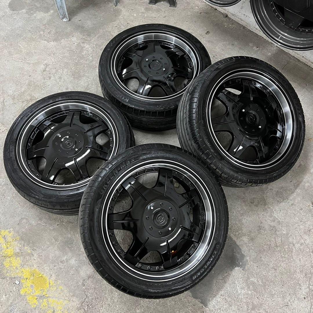 dad 17 inch sport rim persona tyre 70%, Auto Accessories on Carousell