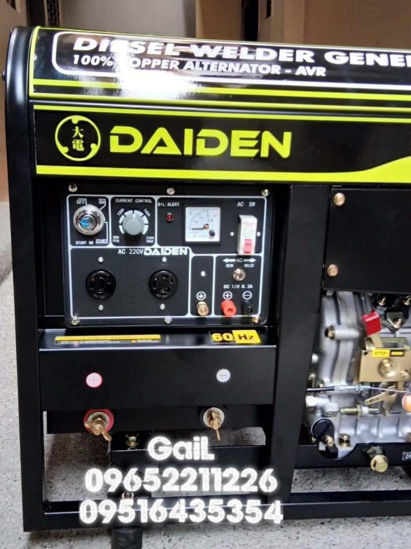 DAIDEN 210A Diesel Welding Generator, Commercial & Industrial ...