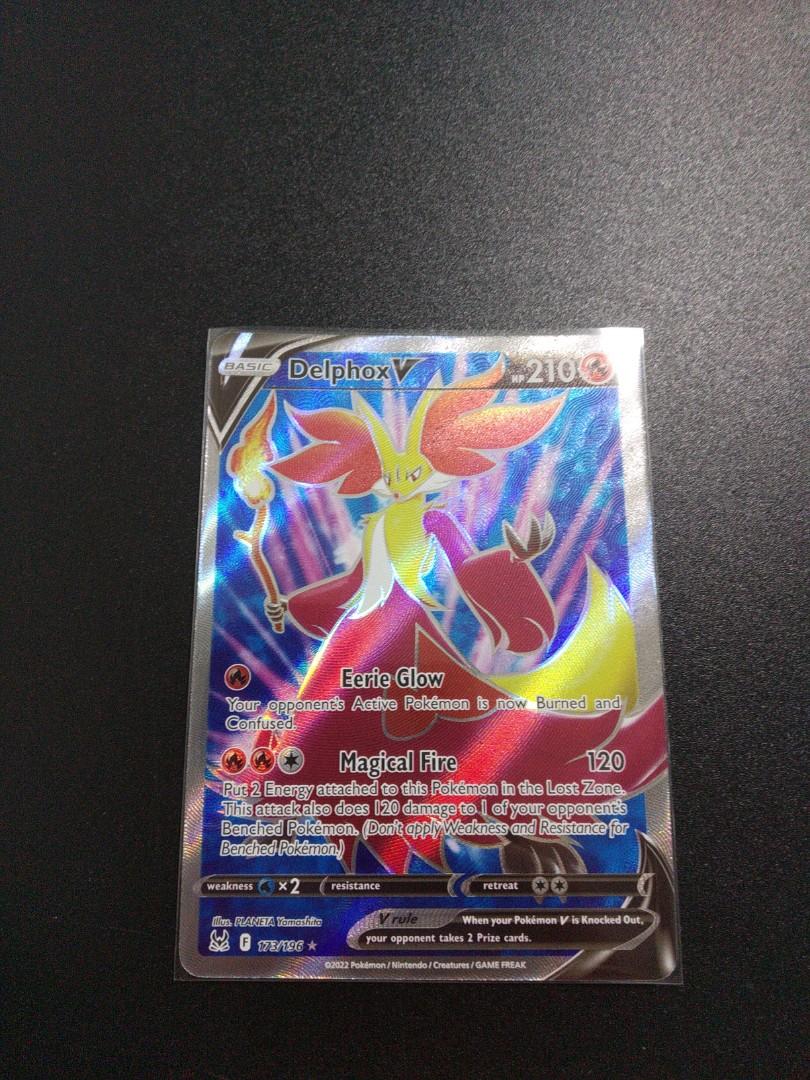 Delphox V Full Art Ultra Rare - SS11 Lost Origin, Hobbies & Toys, Toys ...