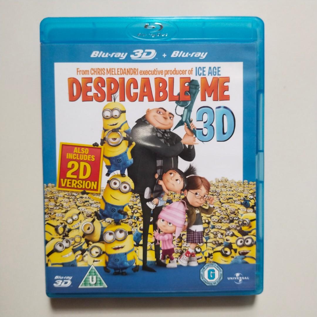 Despicable Me 3D + 2D Blu-ray, Hobbies & Toys, Music & Media, CDs ...