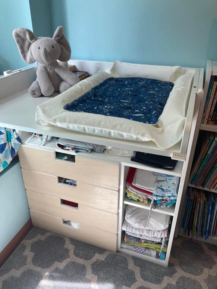 IKEA Diaper changing table with cabinet U.P. $260, Babies & Kids, Baby ...