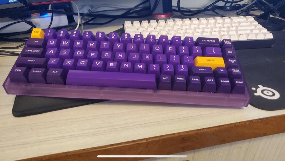 NK65 kit + Keycaps Custom Keyboard, 電腦＆科技, 電腦周邊及配件, 電腦鍵盤及相關產品 - Carousell