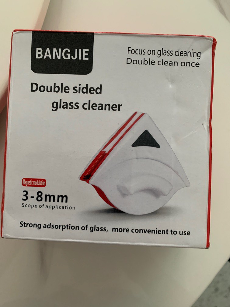 Double sided glass cleaner, Furniture & Home Living, Cleaning ...