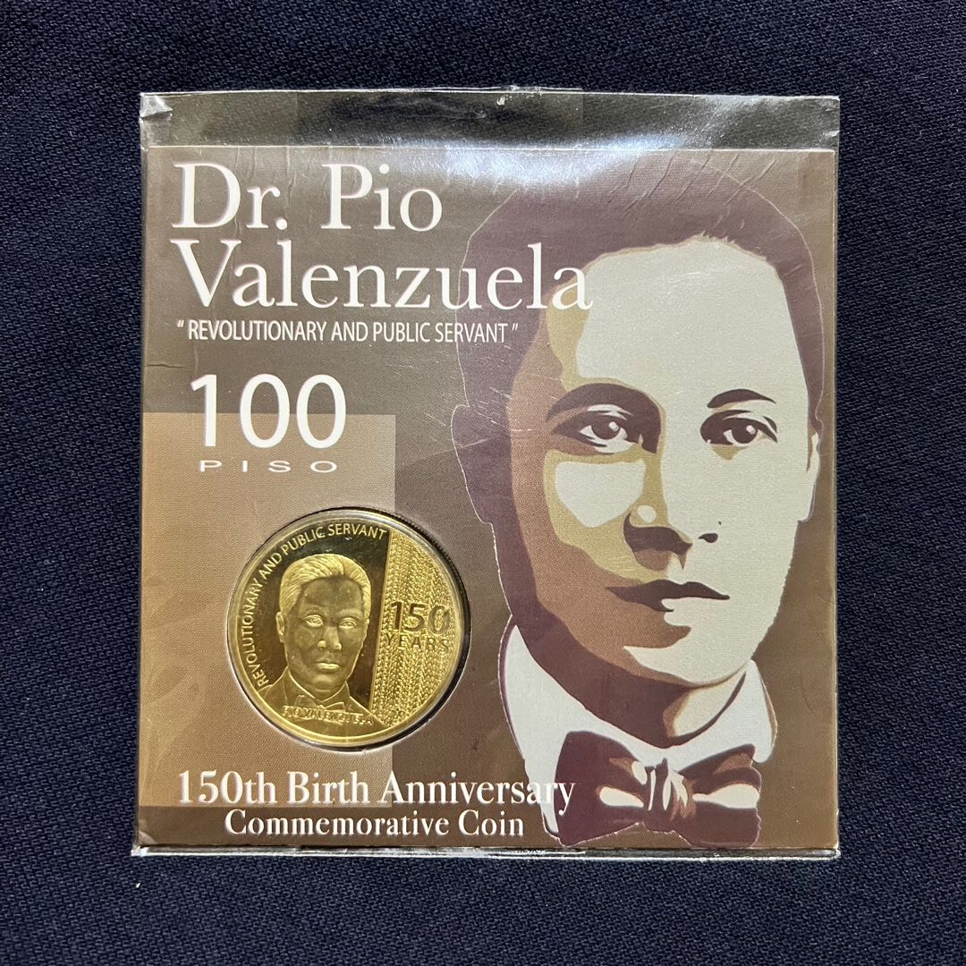 Dr. Pio Valenzuela 100 Piso Commemorative Coin, Hobbies & Toys ...