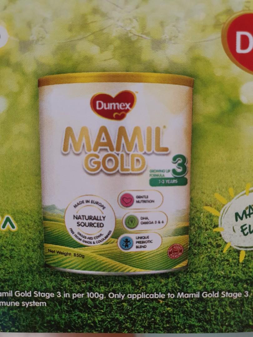 Durex Mamil Gold Stage 3 (850g), Babies & Kids, Nursing & Feeding ...