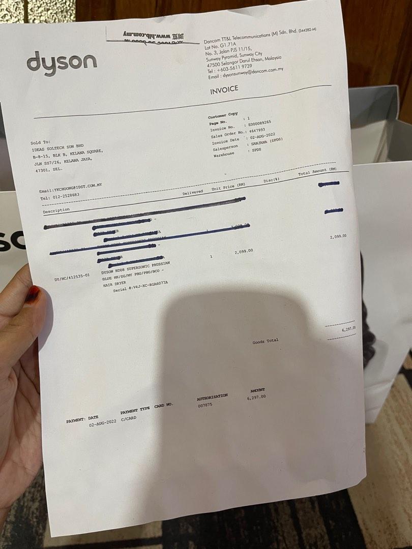 Dyson HD08 Supersonic Hairdryer Prussian Blue, Beauty & Personal Care ...