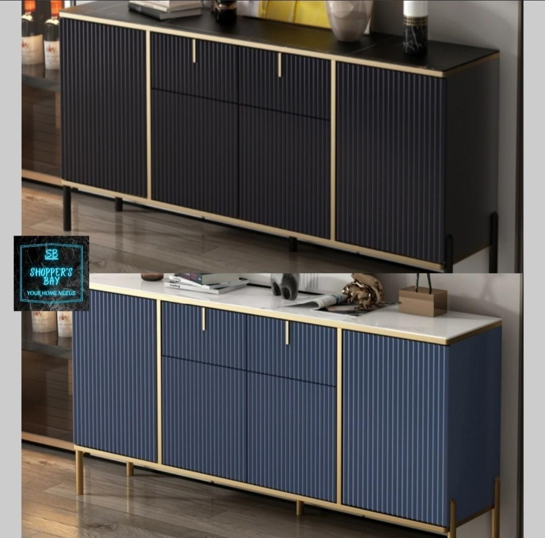 ELBA Marble top Cabinet Storage, Furniture & Home Living, Furniture ...