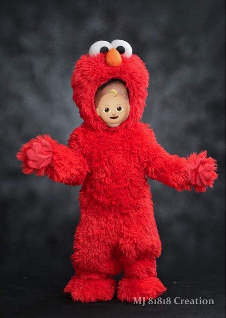 Elmo Costume (for RENT), Babies & Kids, Babies & Kids Fashion on Carousell