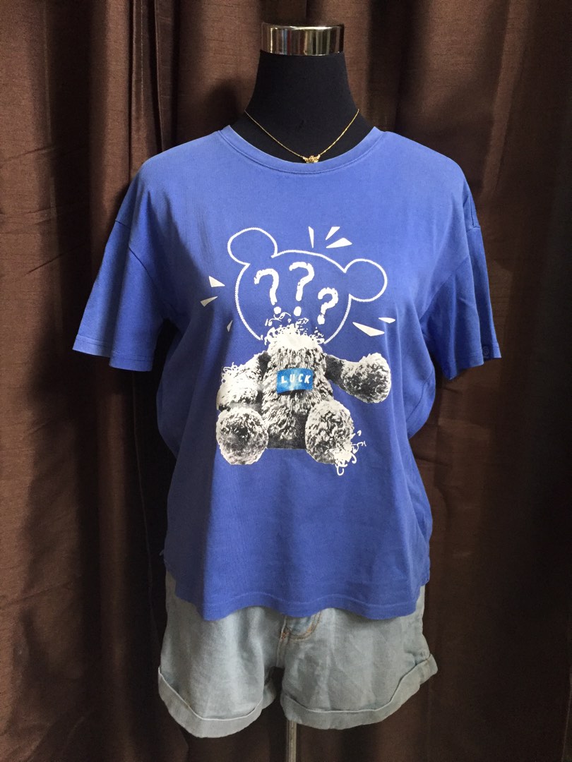Fast fish blue teddy, Women's Fashion, Tops, Shirts on Carousell