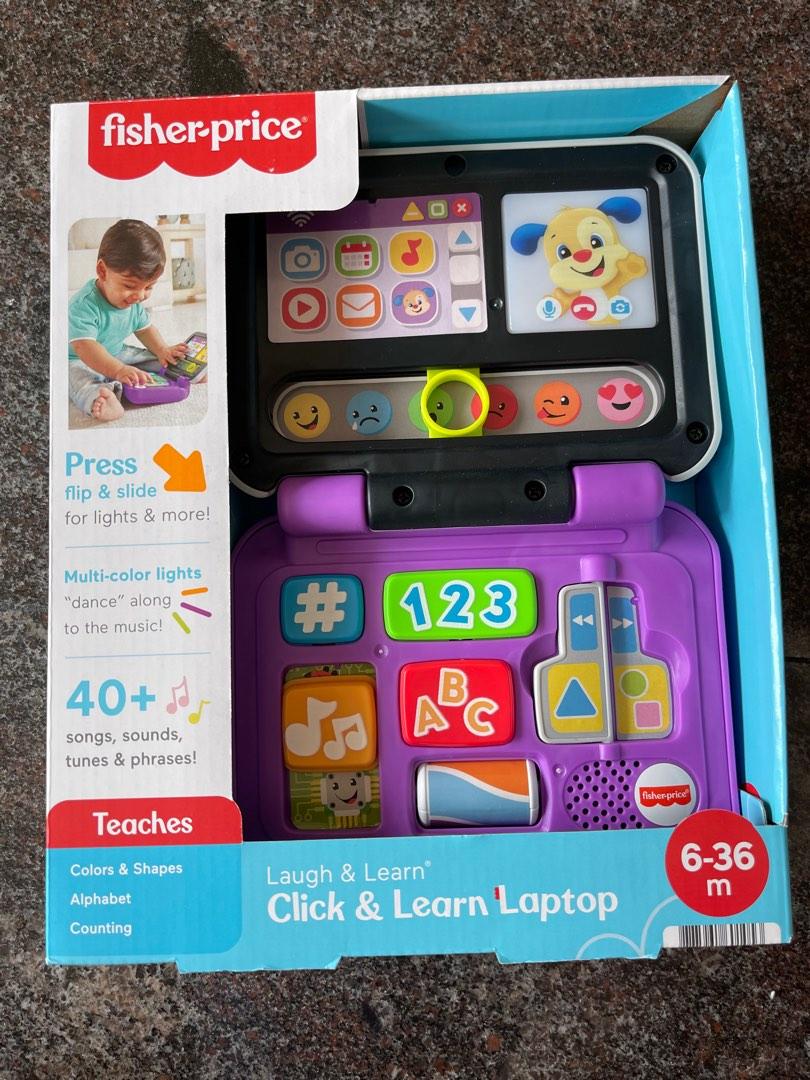 Fisher Price Click & Learn Laptop, Babies & Kids, Infant Playtime on ...