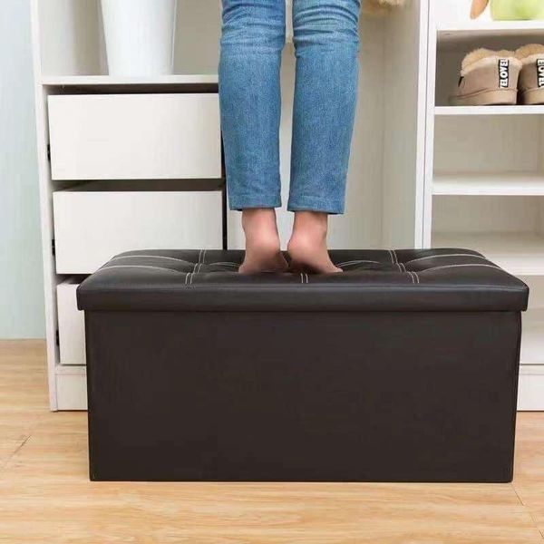 Foldable Storage Chair/Storage Stool RECTANGULAR-BOX, Furniture & Home ...