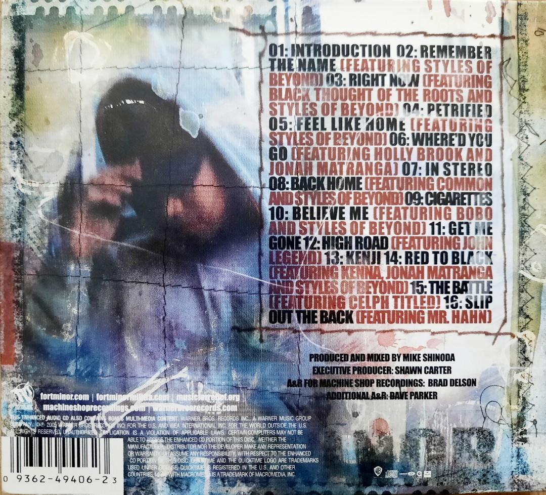 FORT MINOR THE RISING TIED MIKE SHINODA HIPHOP RAP, Hobbies & Toys ...