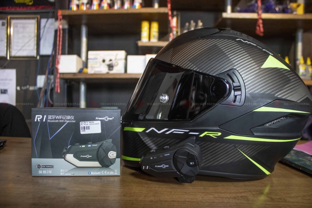 Freedconn R1 Plus Motorcycle Bike Helmet Wireless Bluetooth Intercom ...