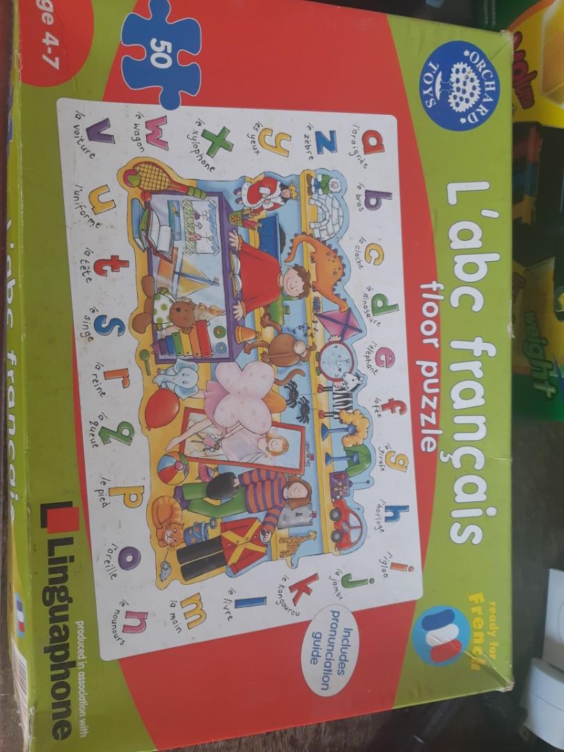 French puzzle and writing, Hobbies & Toys, Toys & Games on Carousell