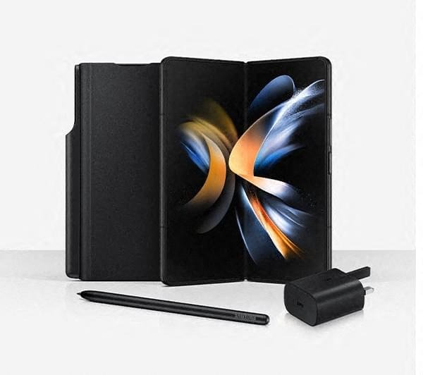 Galaxy Z Fold 4 3 in 1 Note Package (Standing Cover With S Pen & 25W ...