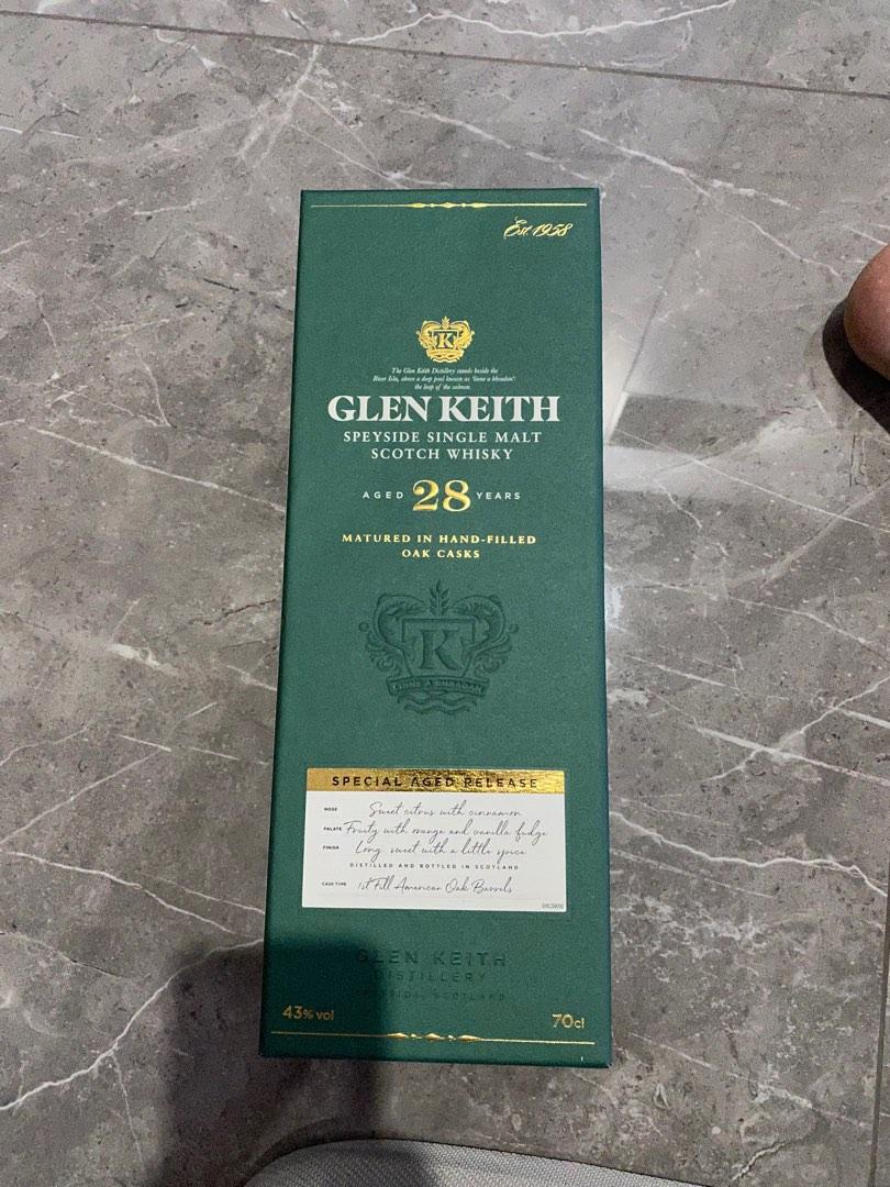 Glen Keith 28 years old whiskey , Food & Drinks, Alcoholic Beverages on ...