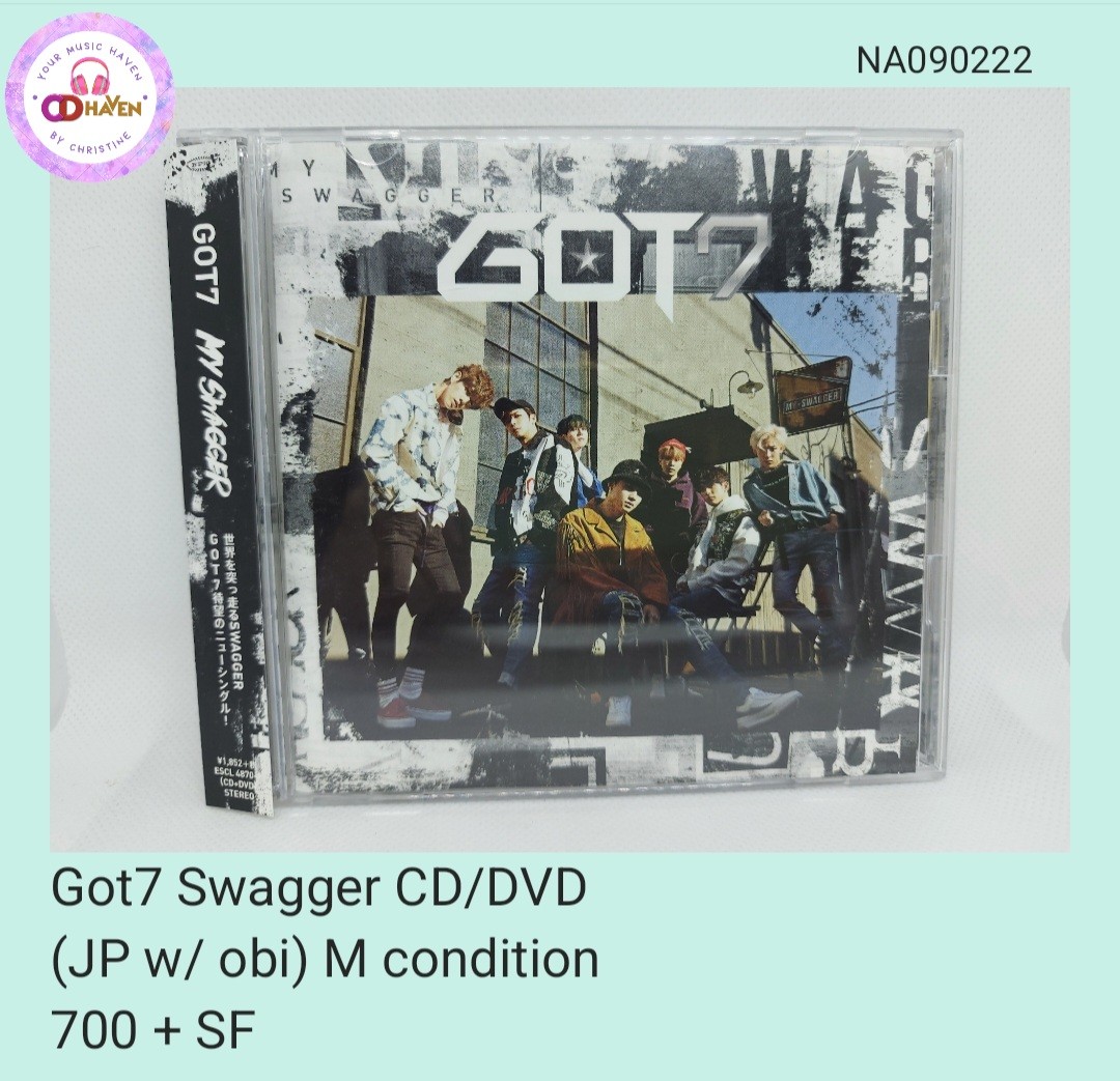 Got7 Swagger CD/DVD (unsealed), Hobbies & Toys, Music & Media, CDs ...