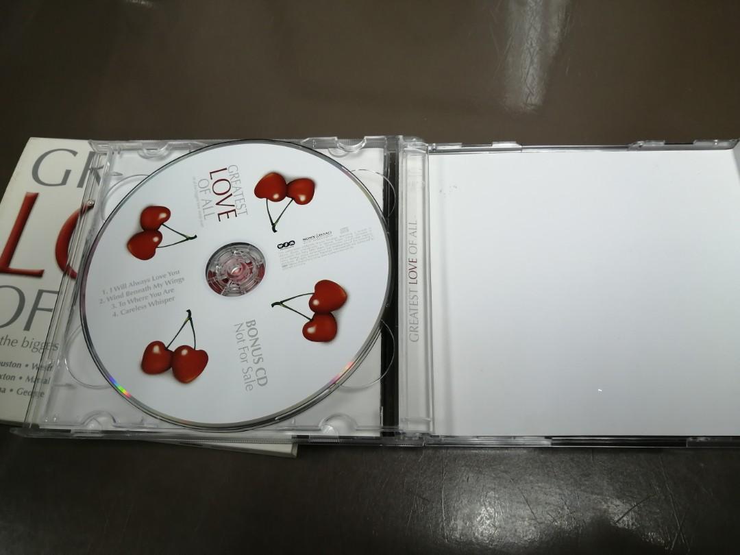 GREATEST LOVE OF ALL 18 OF THE BIGGEST LOVE SONGS EVER 2CD, 興趣及遊戲, 音樂 ...
