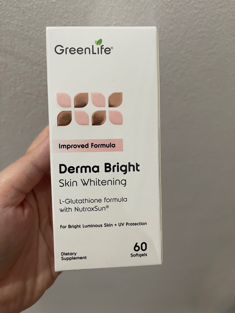 GreenLife DermaBright Skin Whitening 60s, Health & Nutrition, Health ...