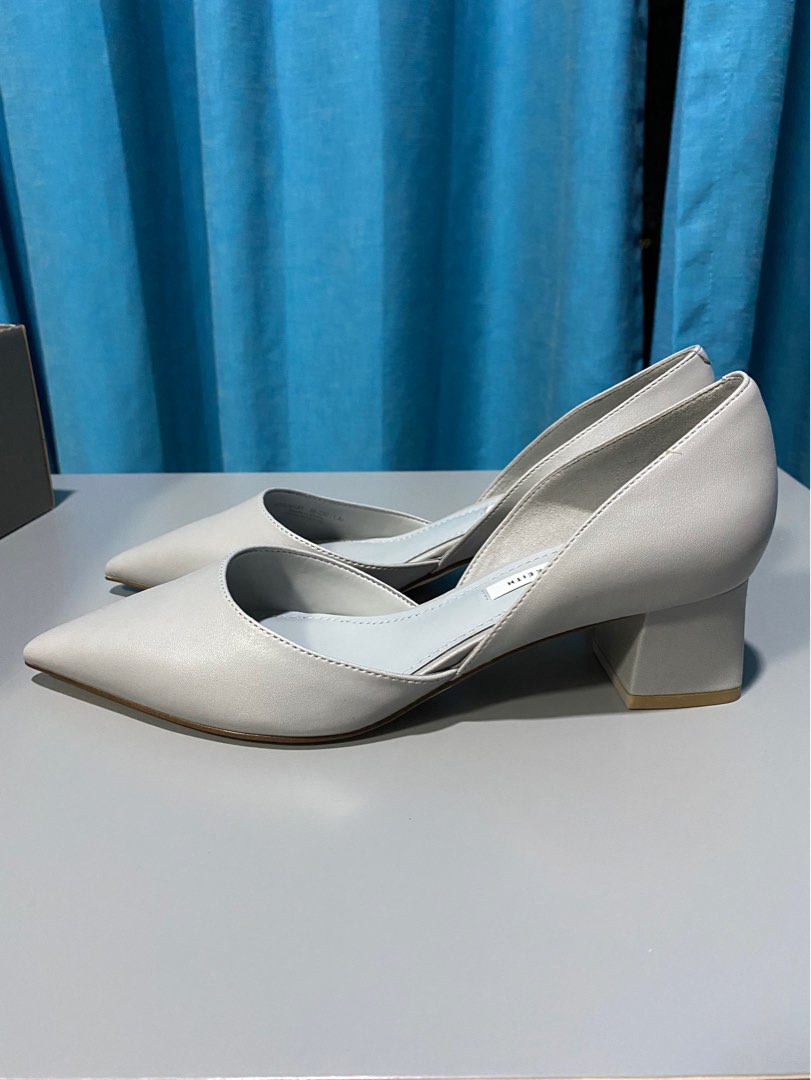 Grey Heels (size 36) , Women's Fashion, Footwear, Heels on Carousell