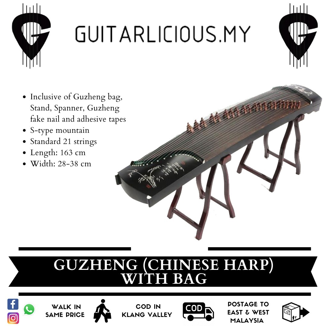 GUZHENG | Guzheng with Bag | Chinese Instrument | Traditional Music ...