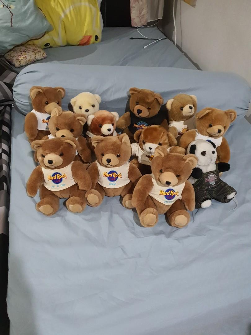 Hard Rock bears, Hobbies & Toys, Toys & Games on Carousell