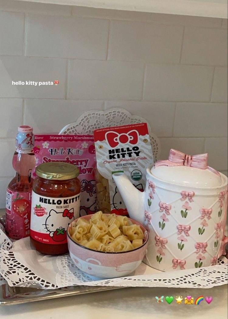 hello kitty shaped pasta, Food & Drinks, Rice & Noodles on Carousell