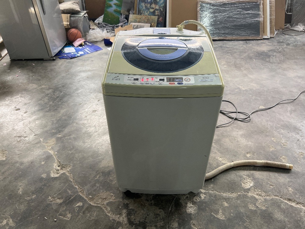 HITACHI Top Load Compact Washing Machine Model SF-100FJX / Model Mesin ...