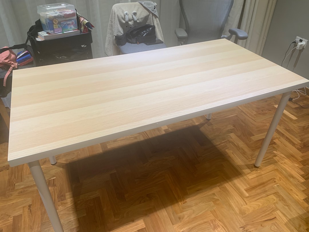 Ikea linmon table, Furniture & Home Living, Furniture, Tables & Sets on ...