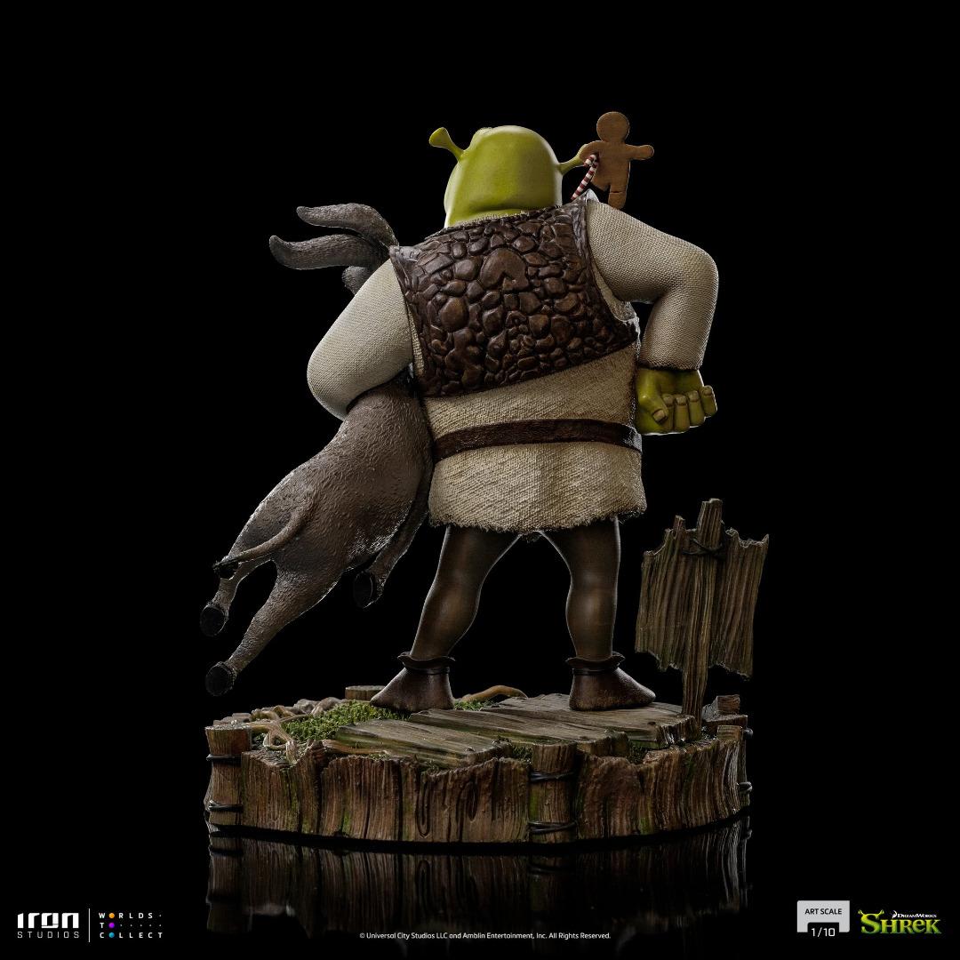 Iron Studios - Shrek, Donkey and The Gingerbread Man Deluxe - Shrek ...